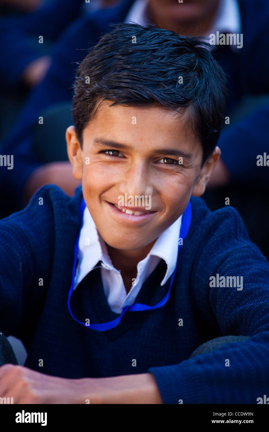 Schoolboy in a Government School in Murree, Punjab Province, Pakistan ...