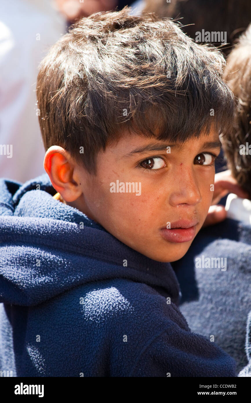 Young student in a Government School in Murree, Punjab Province ...