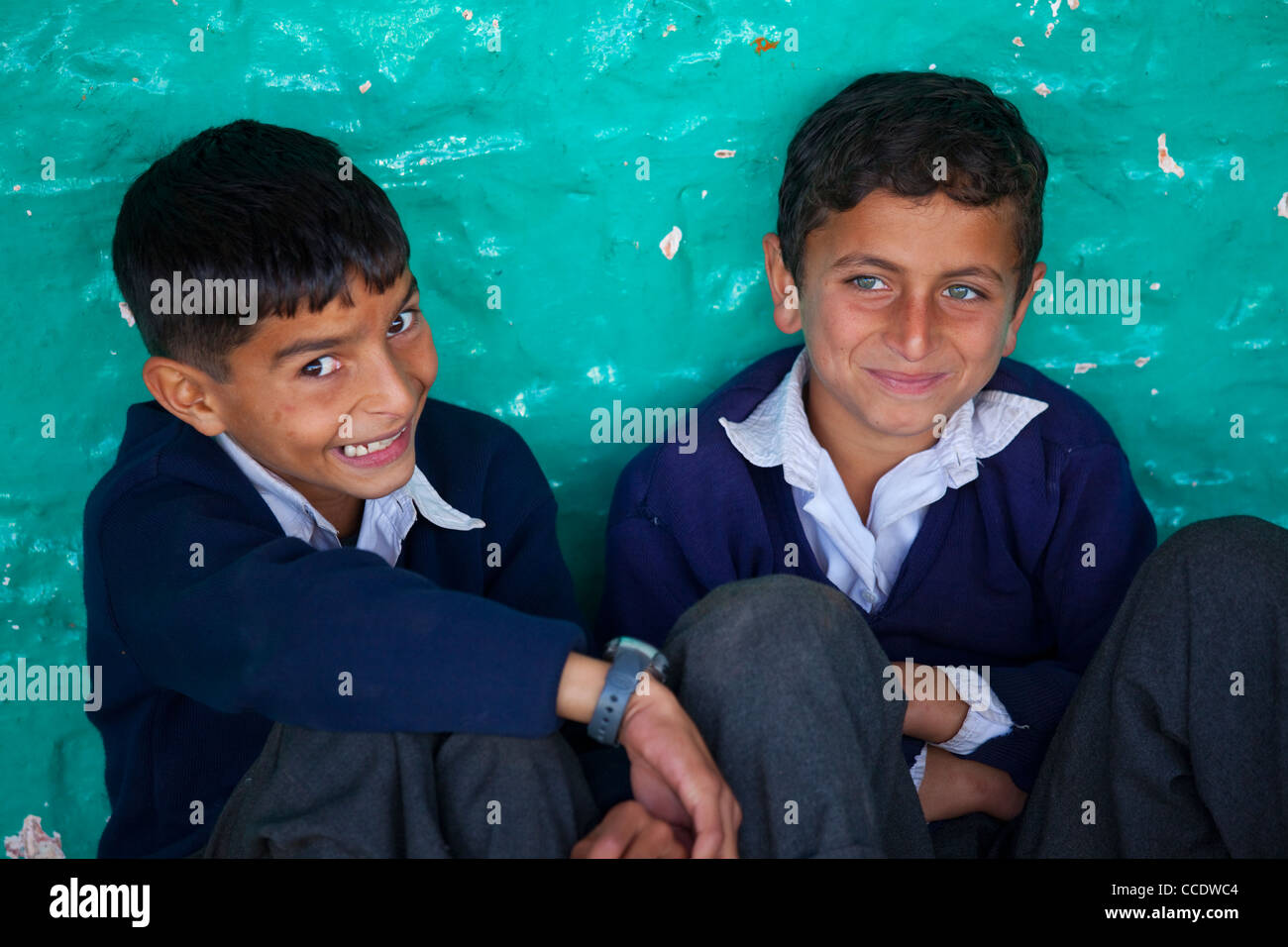 Boys in a Government school, Murree, Punjab Province, Pakistan Stock ...