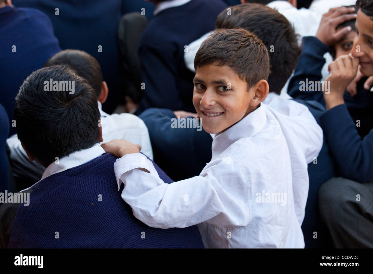 Boys at a Government school, Murree, Punjab Province, Pakistan Stock ...