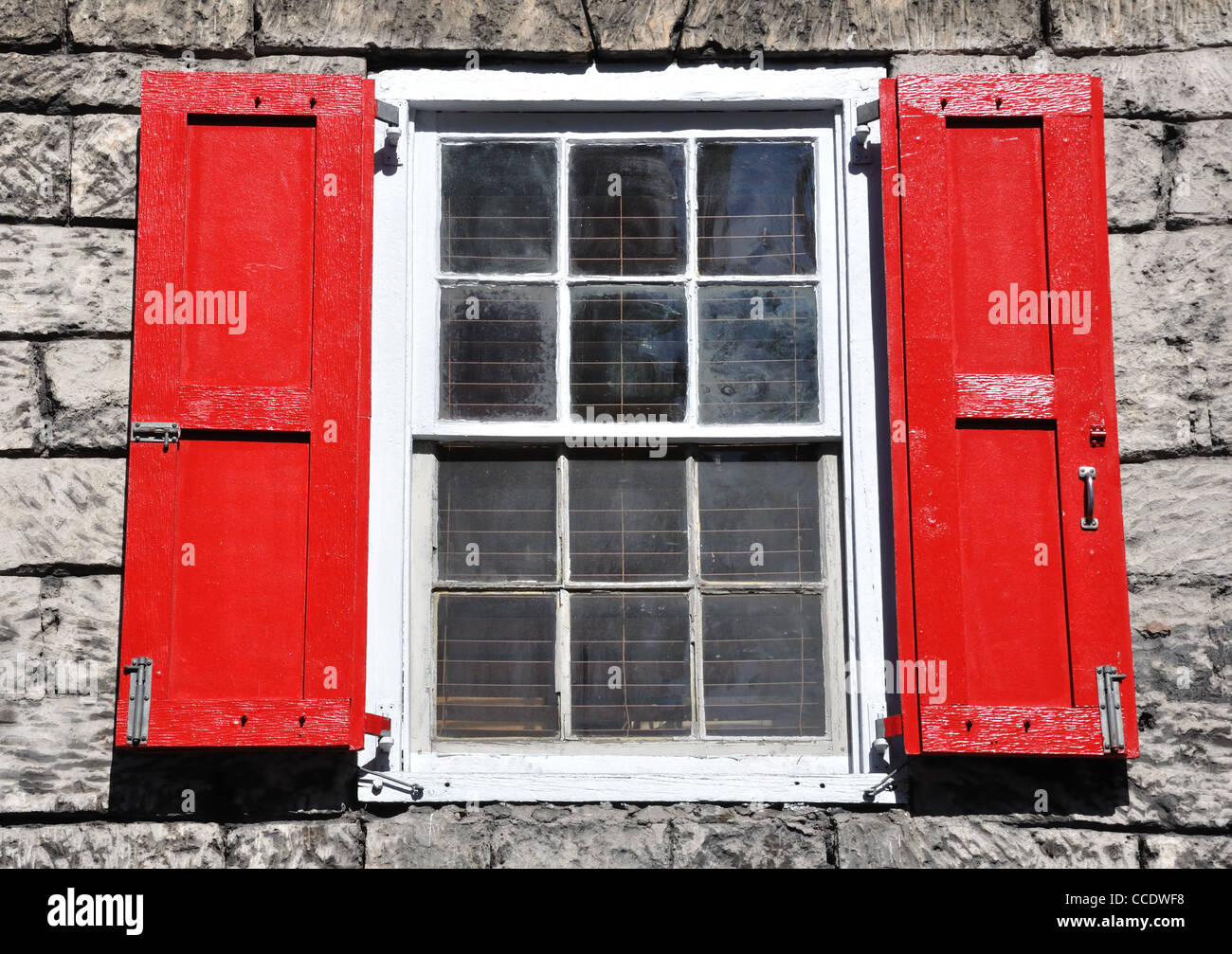 Old house with red shutters, Nassau, Bahamas Stock Photo - Alamy