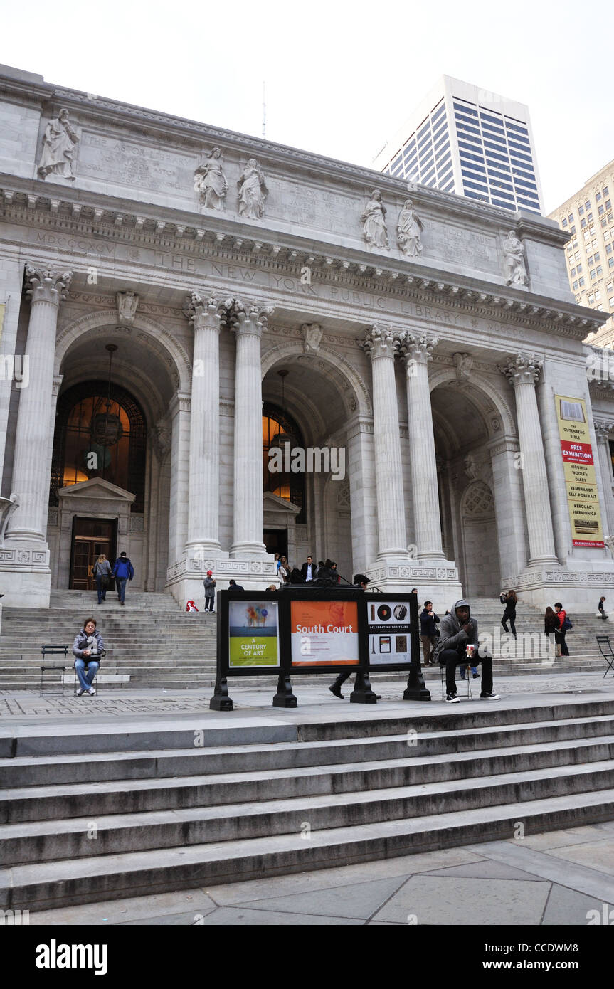 Public Library, New York City, USA Stock Photo - Alamy