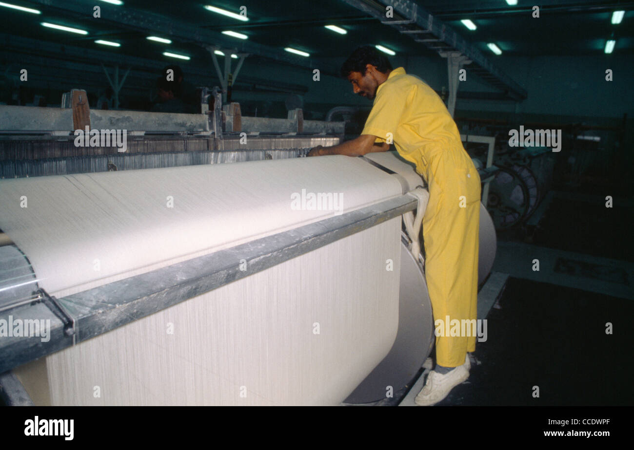 Dubai UAE Jebel Ali Cotton Weaving Factory Stock Photo - Alamy