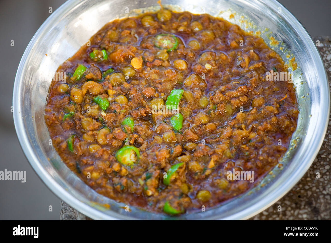 Lamb qeema at a street stall in Islamabad, Pakistan Stock Photo - Alamy