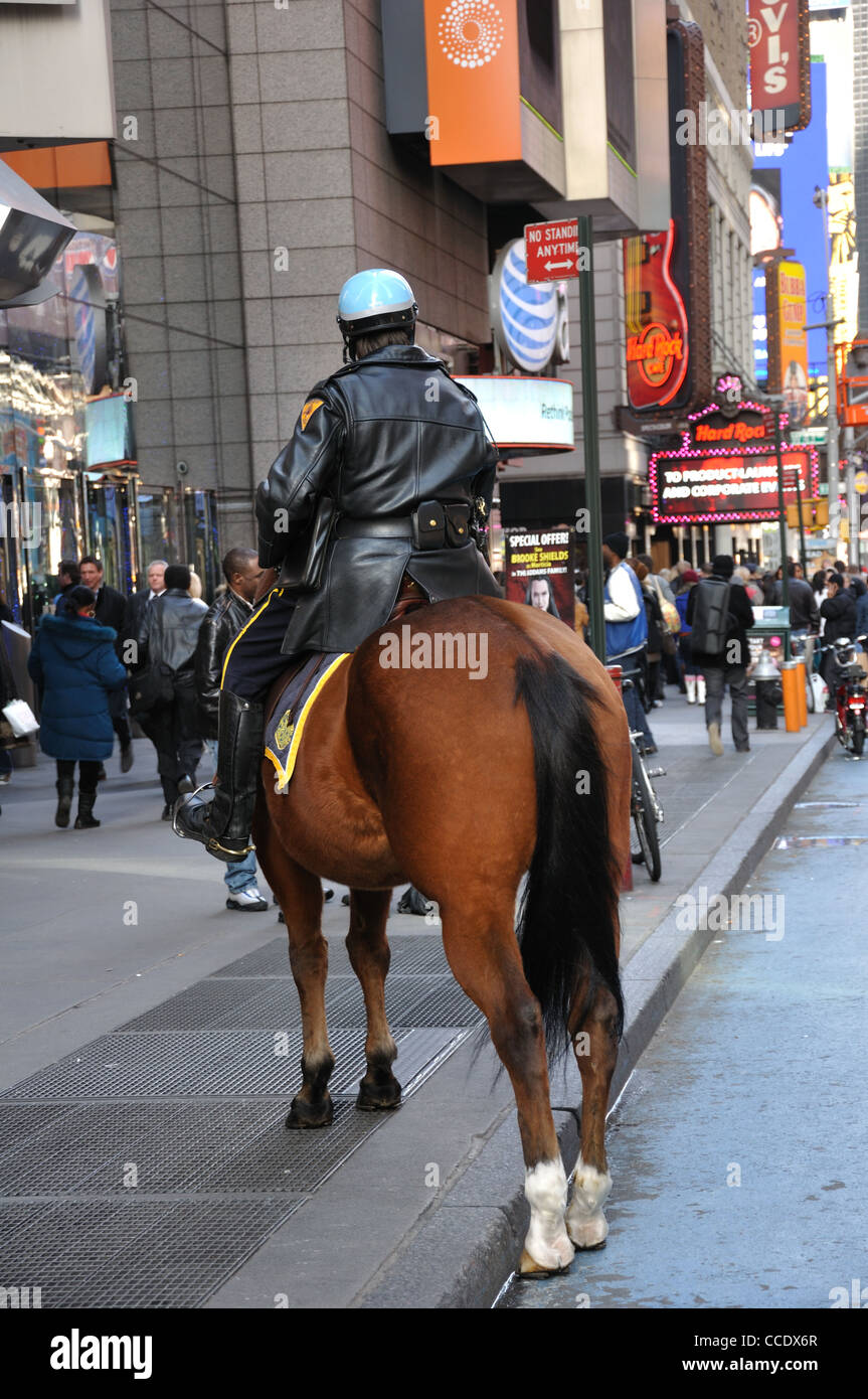 New York City mounted police, USA Stock Photo - Alamy