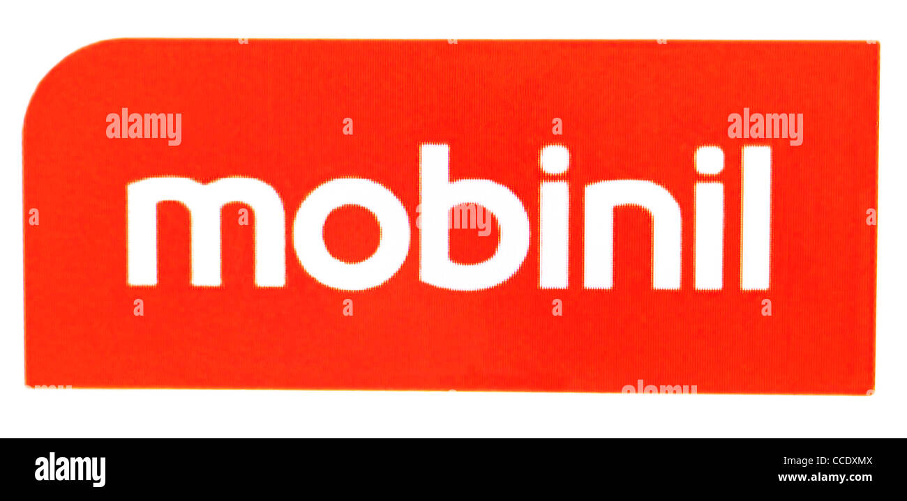 Mobinil Logo One Of Egypt's Mobile Phone Operators Stock Photo - Alamy
