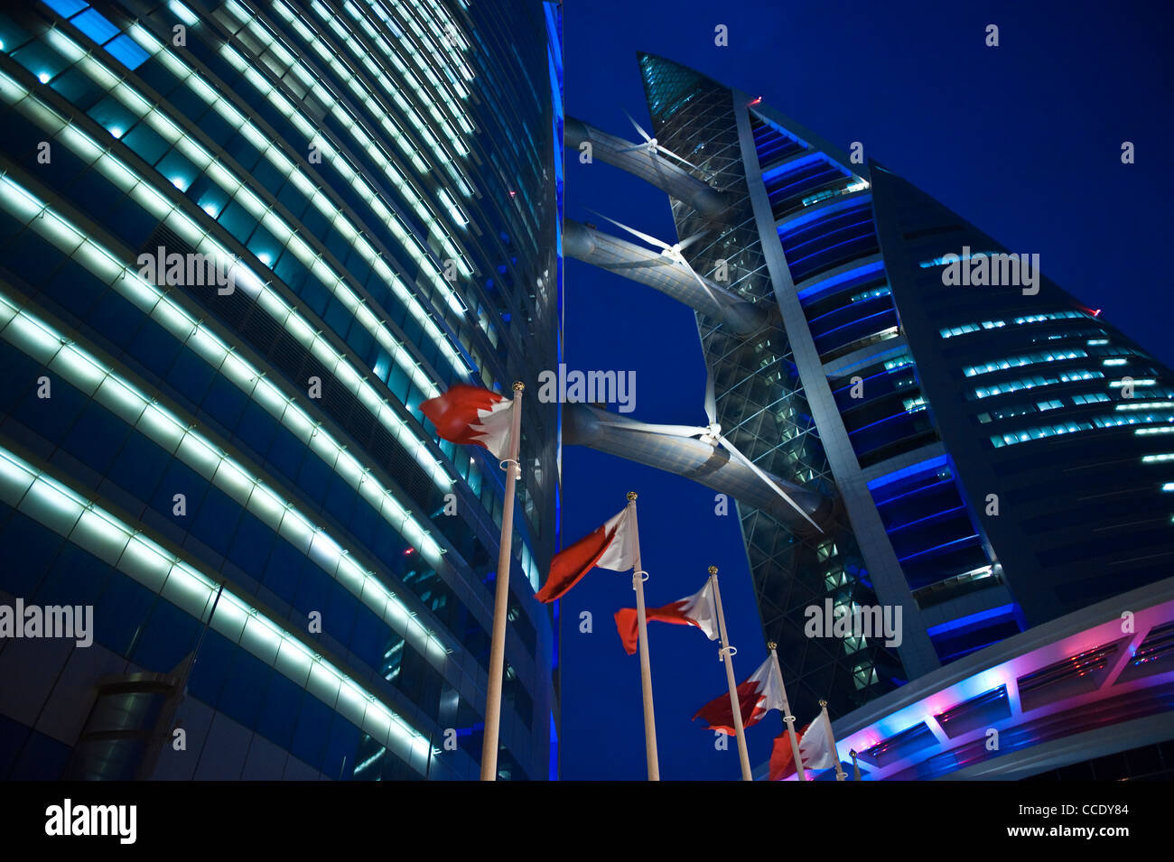 Bahrain,Manama,the Trade World Center towers Stock Photo - Alamy