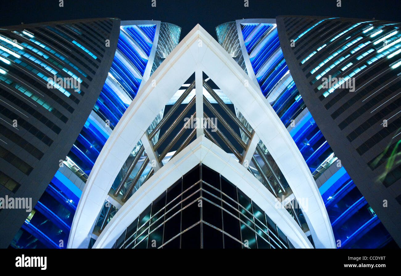 Bahrain,Manama,the Trade World Center towers Stock Photo - Alamy