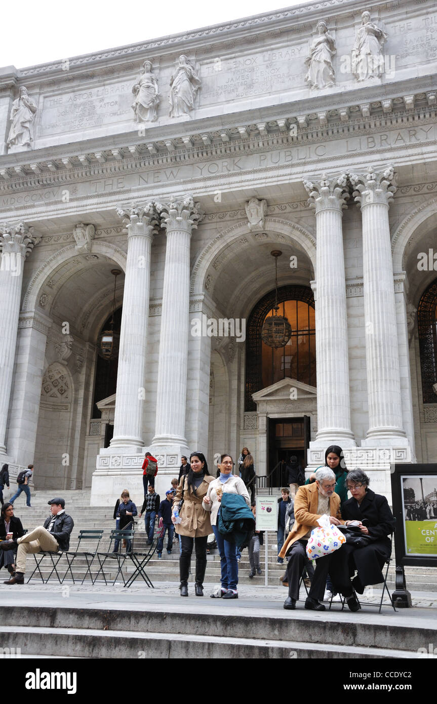Public Library, New York City, USA Stock Photo - Alamy