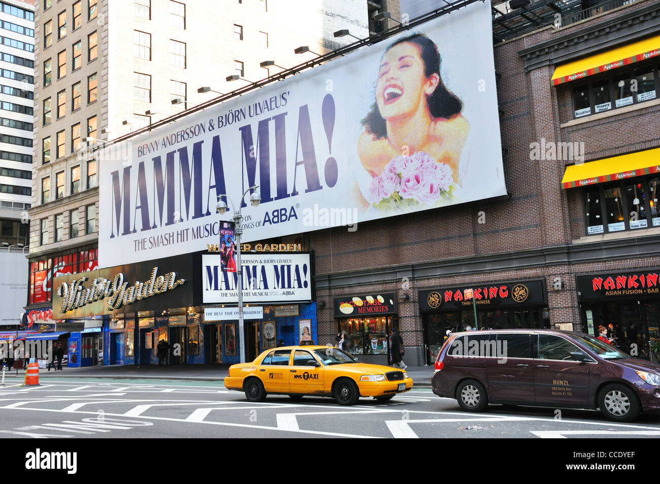 Mamma Mia ad poster, New York City, USA Stock Photo - Alamy