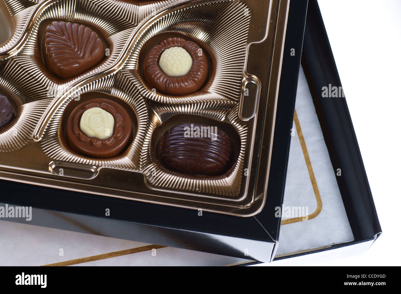 chocolate pralines candy Stock Photo - Alamy