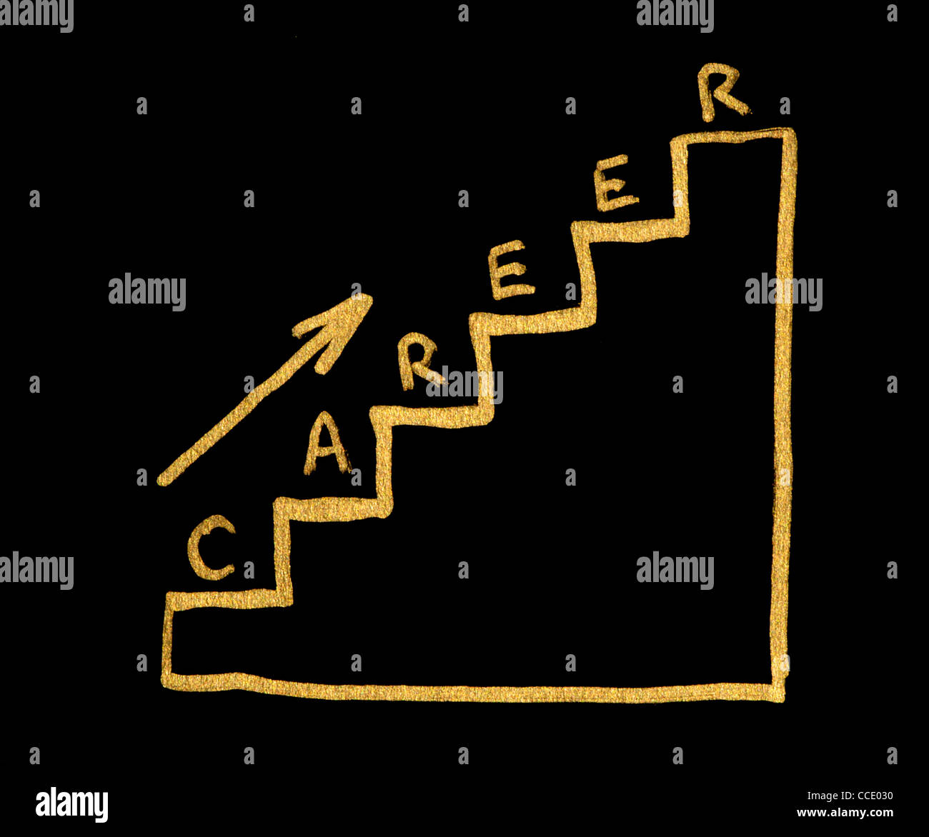 Career text concept over black Stock Photo - Alamy