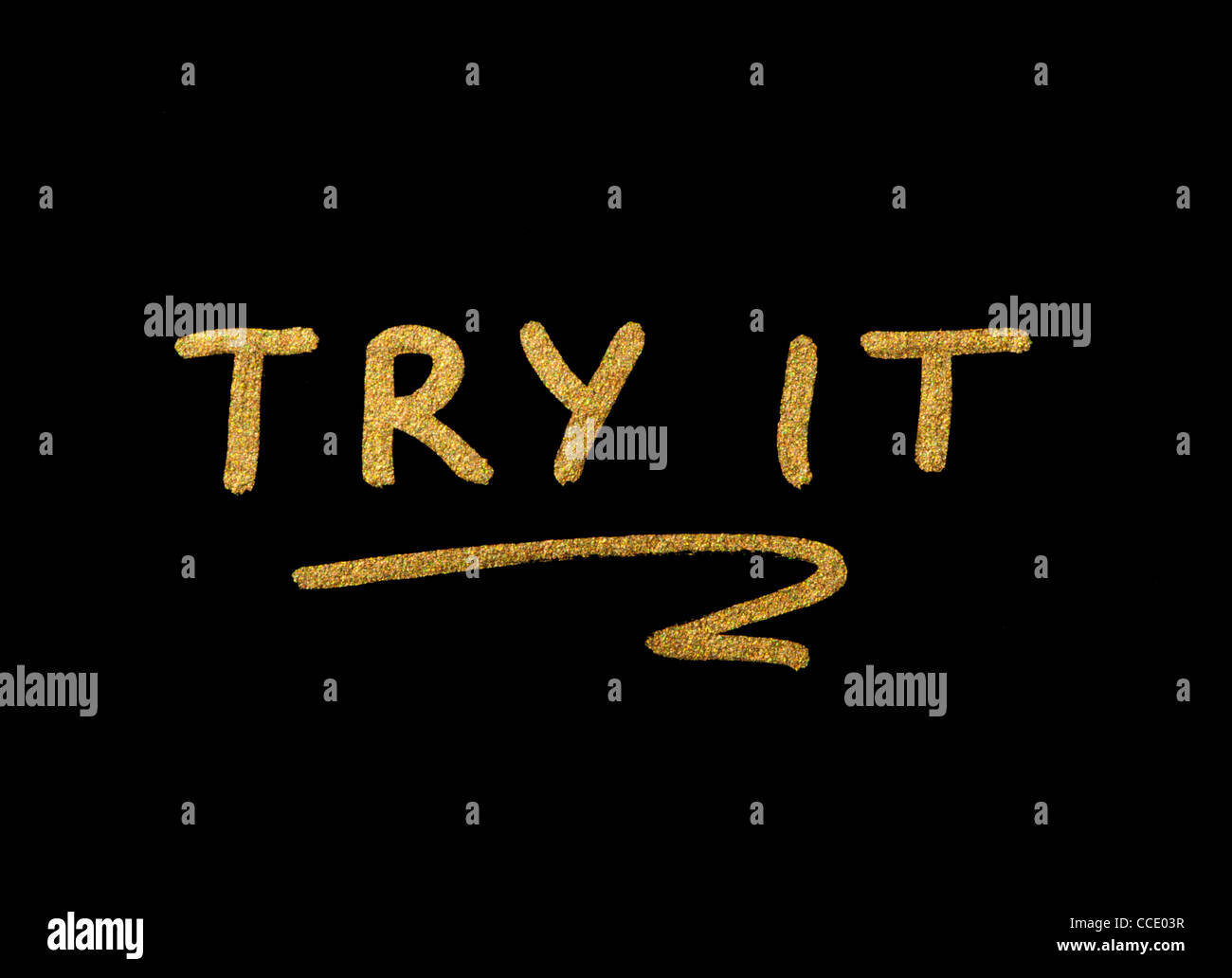 Try me text hi-res stock photography and images - Alamy