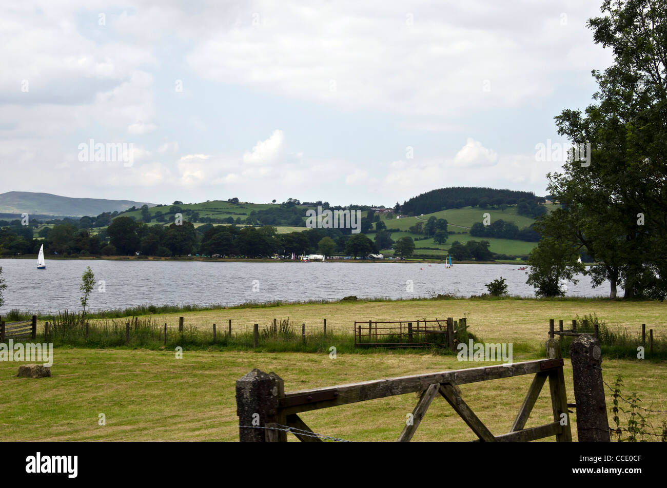 Bala Lake from the Railway, North Wales Stock Photo - Alamy