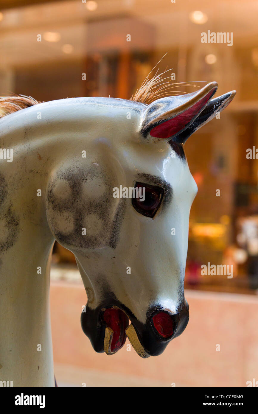 Rocking horse in in Passage Jouffroy, Paris, France Stock Photo - Alamy