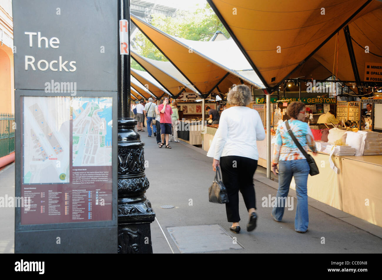 Street market the rocks sydney australia hi-res stock photography and ...