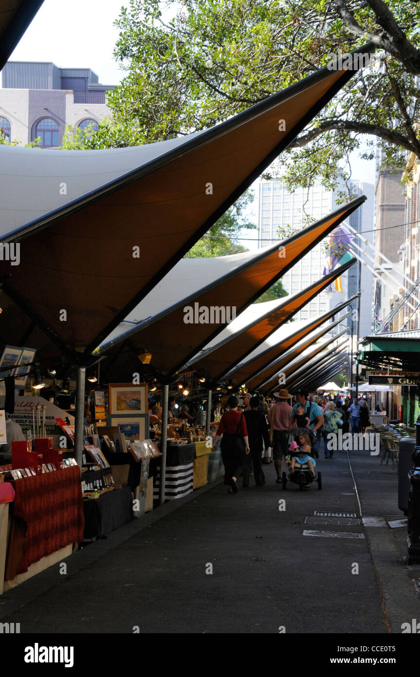 Market day the rocks sydney hi-res stock photography and images - Alamy