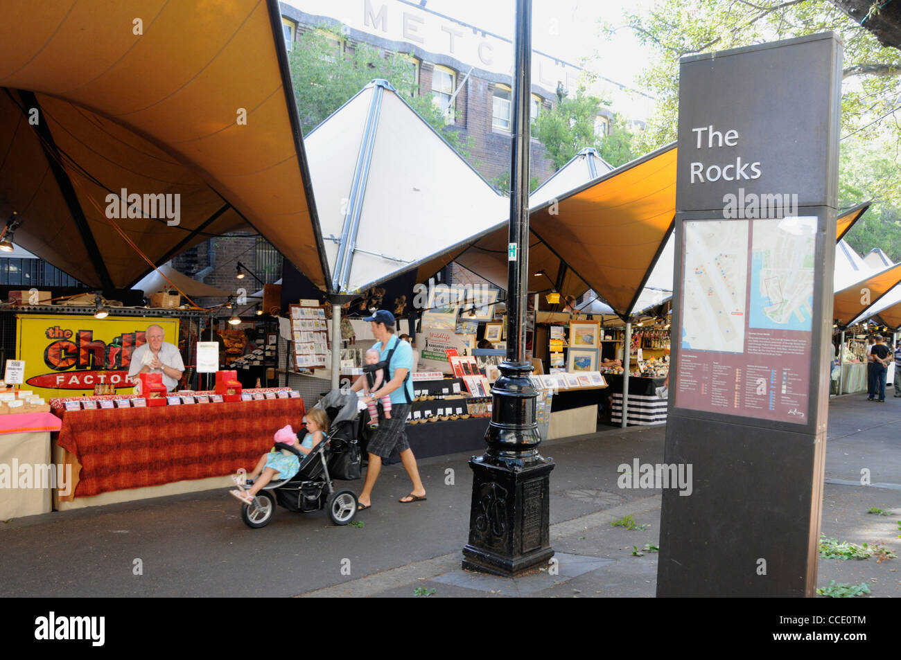 Street market the rocks sydney australia hi-res stock photography and ...