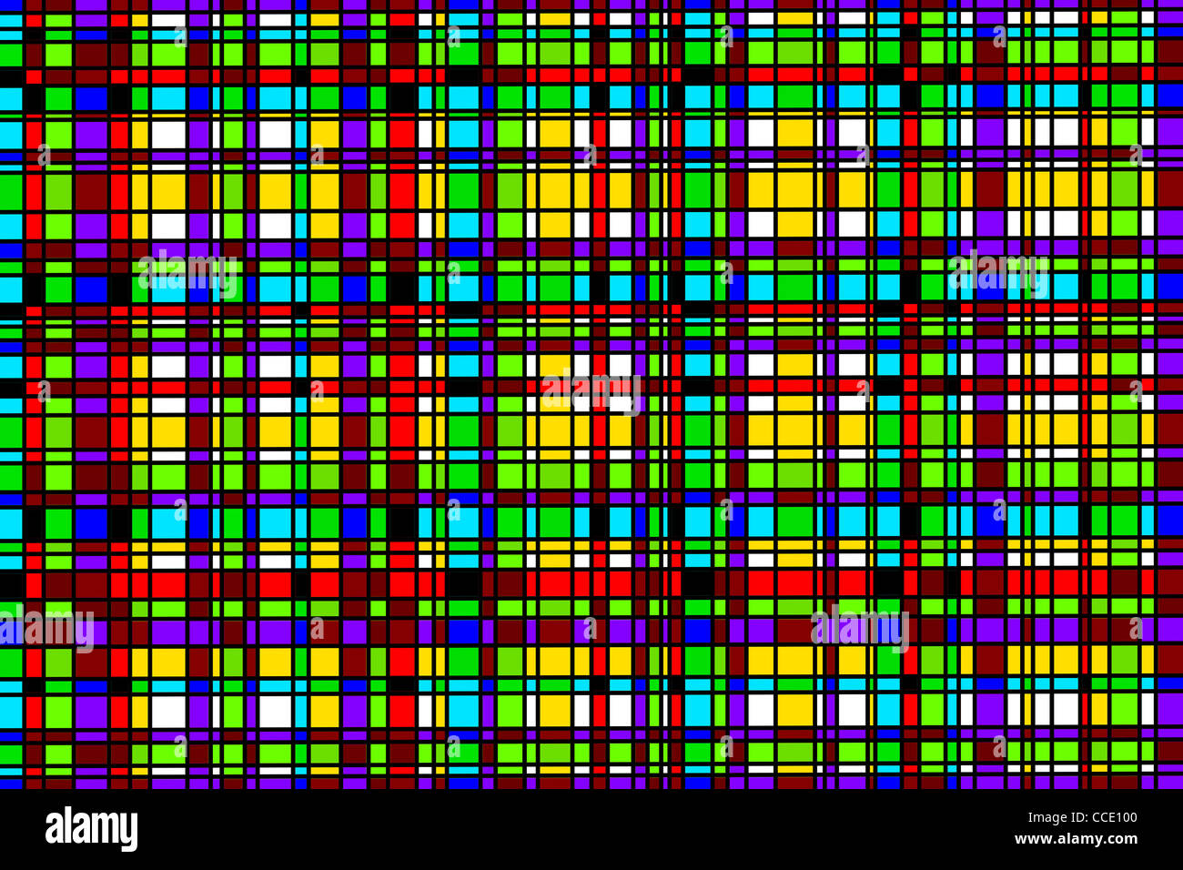 Seamless plaid pattern, abstract colorful grid background Stock Photo ...