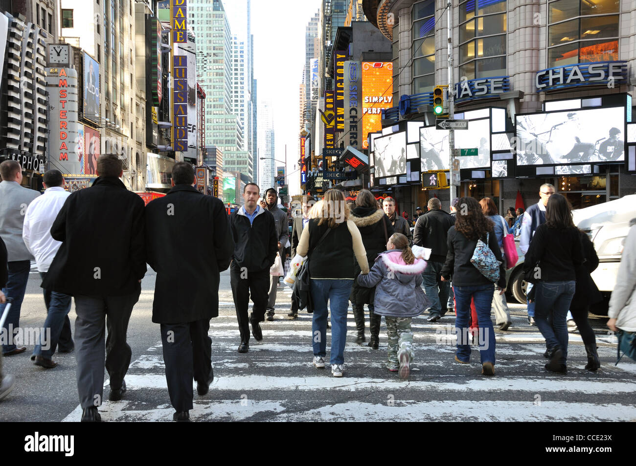 Busy street, New York City, USA Stock Photo - Alamy
