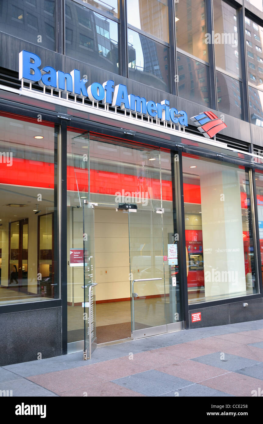 Bank of America, Manhattan, New York, USA Stock Photo - Alamy