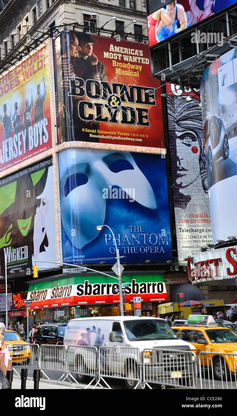 Ads, Times Square, Manhattan, New York, USA Stock Photo - Alamy