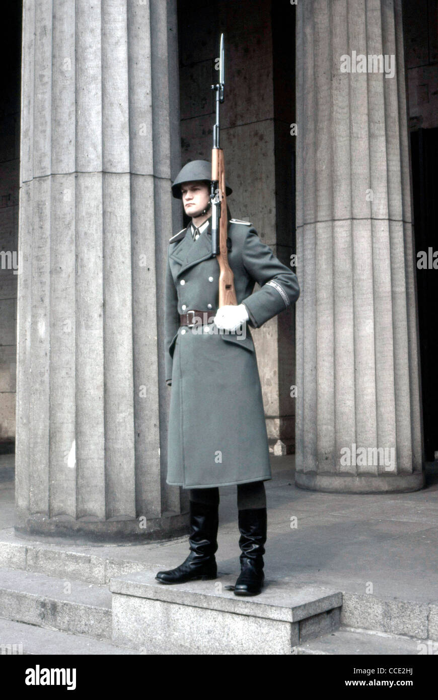 Soldier of the National People's Army of the GDR in East Berlin Stock ...