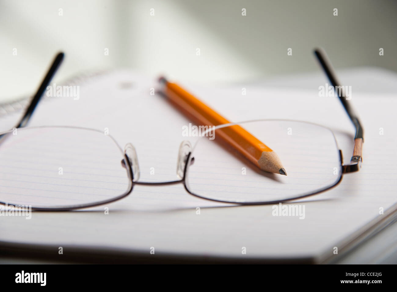Better vision by optical glasses Stock Photo - Alamy