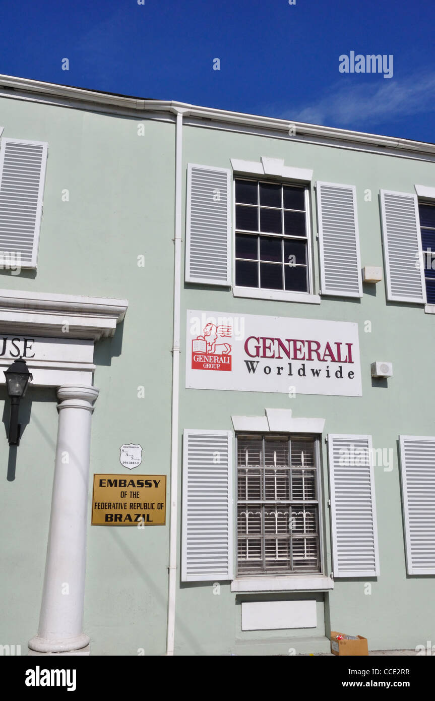 Embassy of Brazil, Nassau, Bahamas Stock Photo - Alamy