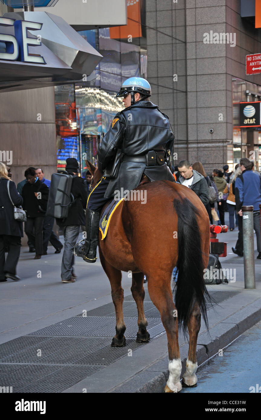 New York City mounted police, USA Stock Photo - Alamy