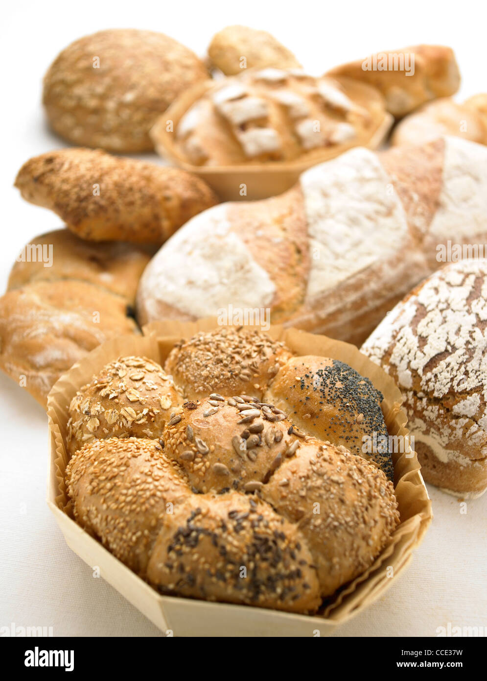 Rustic Bread Selection Stock Photo - Alamy