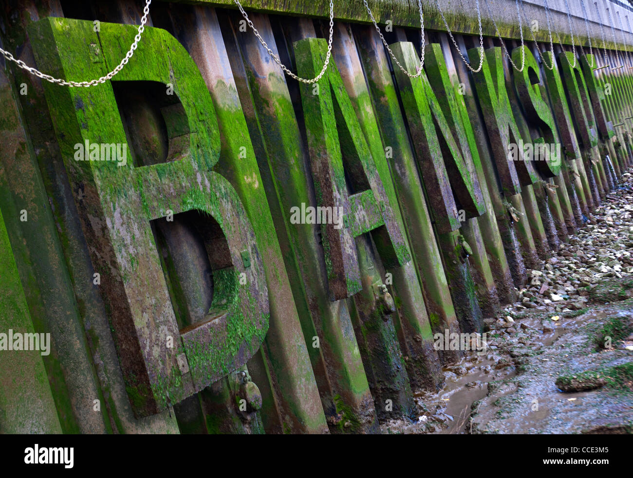 Bankside on the river Thames with the tide out Stock Photo - Alamy