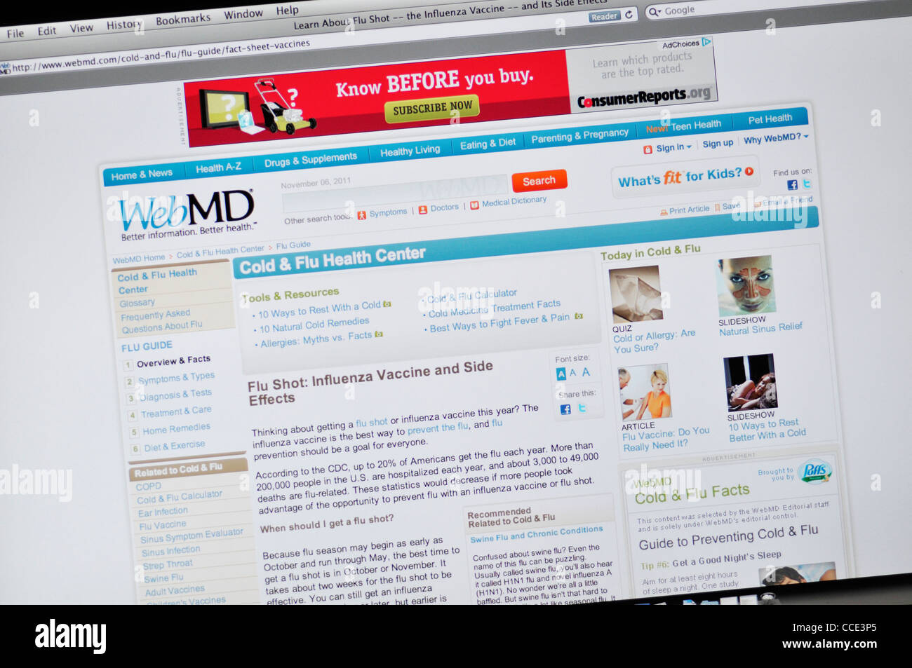 Webmd site hi-res stock photography and images - Alamy