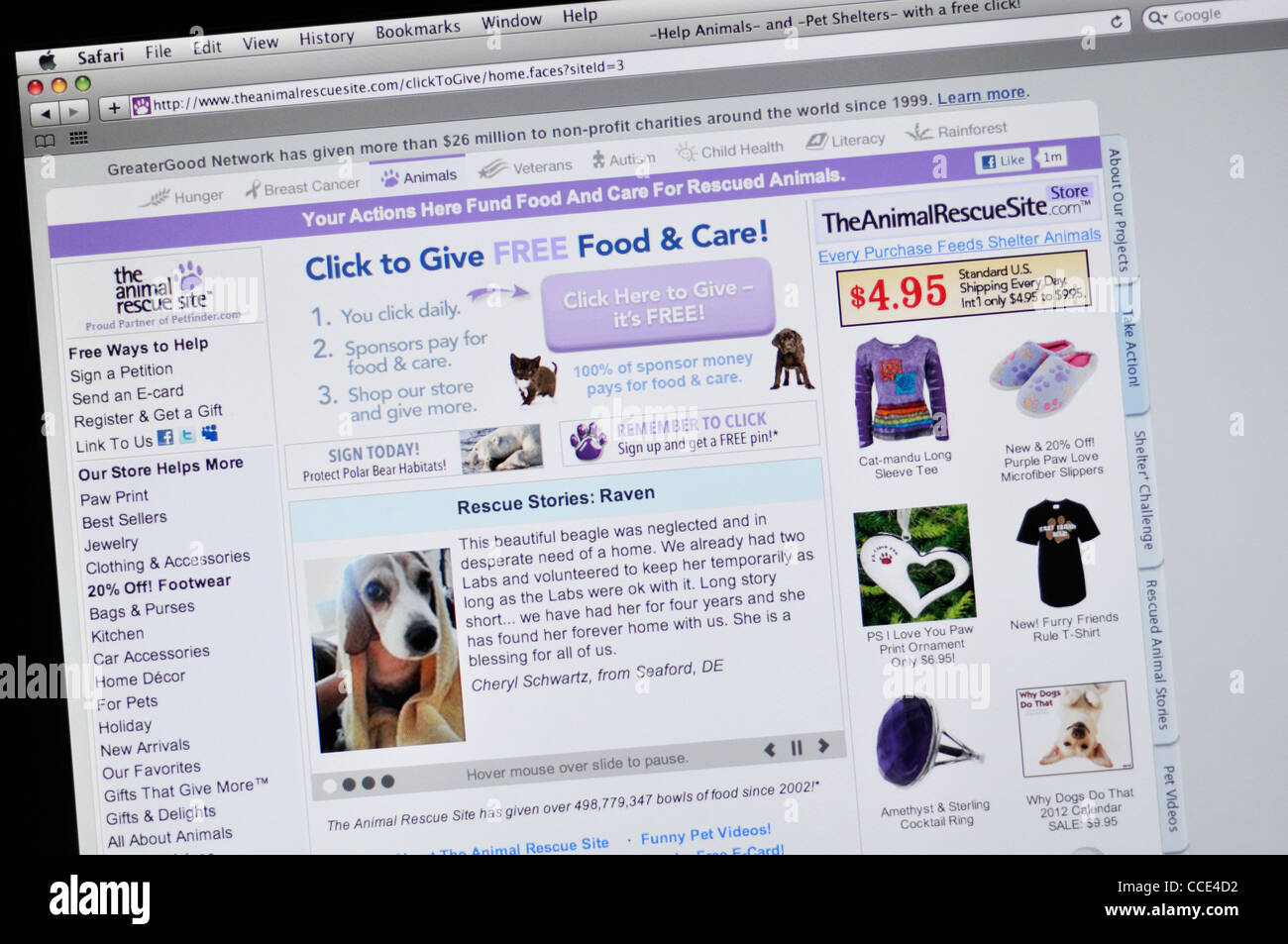 Theanimalrescuesite hi-res stock photography and images - Alamy