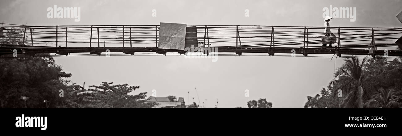 A bridge over the Mekong River in Vietnam Stock Photo - Alamy