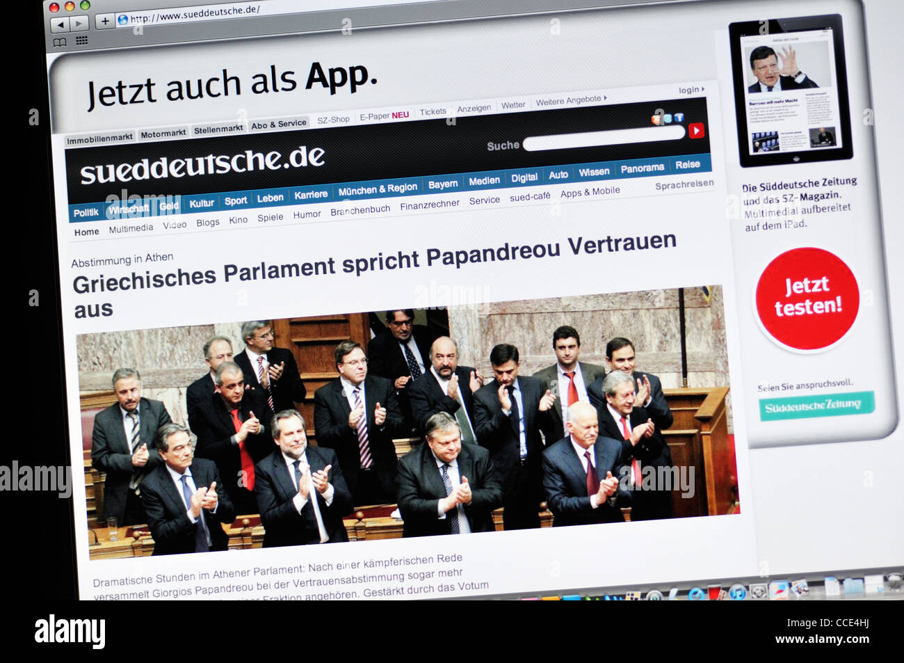 German newspaper hi-res stock photography and images - Alamy