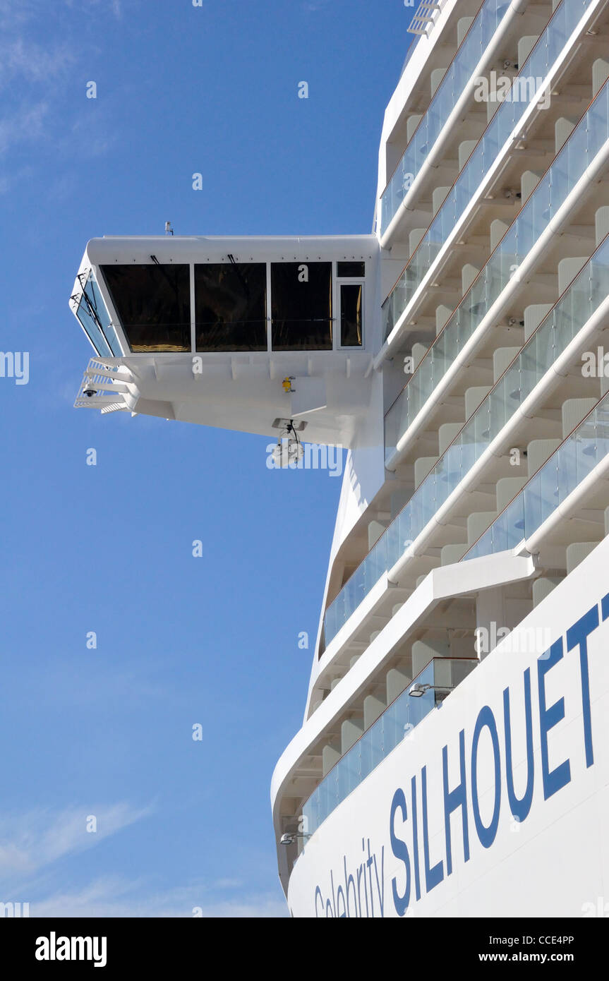 Cruise ship observation deck Stock Photo - Alamy