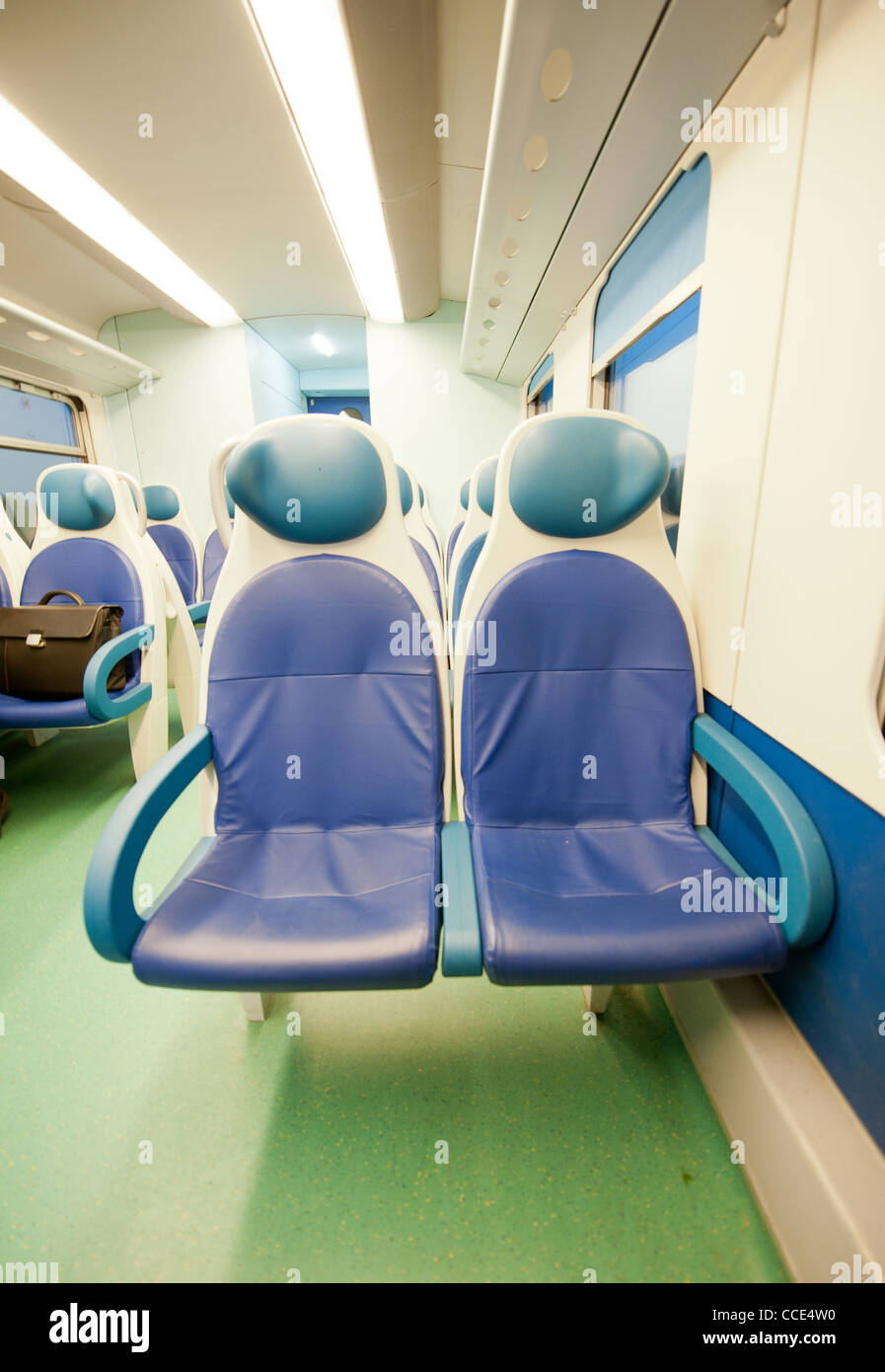 Train wagon interior Stock Photo - Alamy