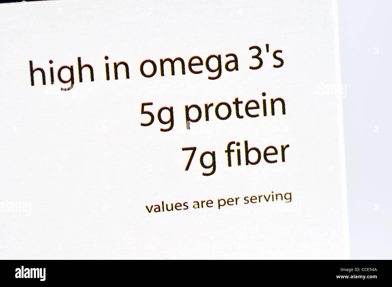 High protein sign hi-res stock photography and images - Alamy