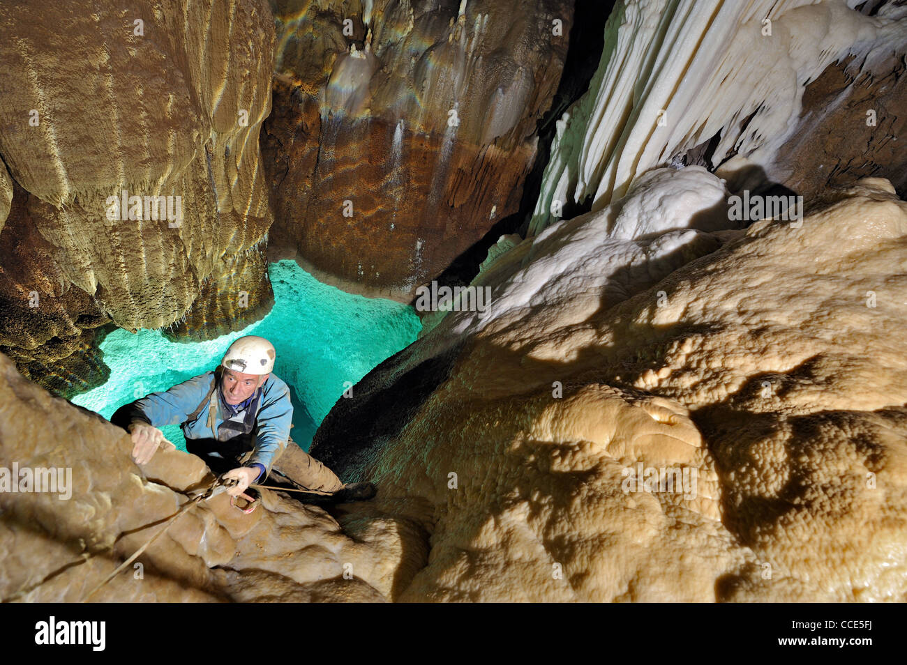 Reseau Felix Trombe part of the Reseau Felix Trombe-Hernre Morte cave ...