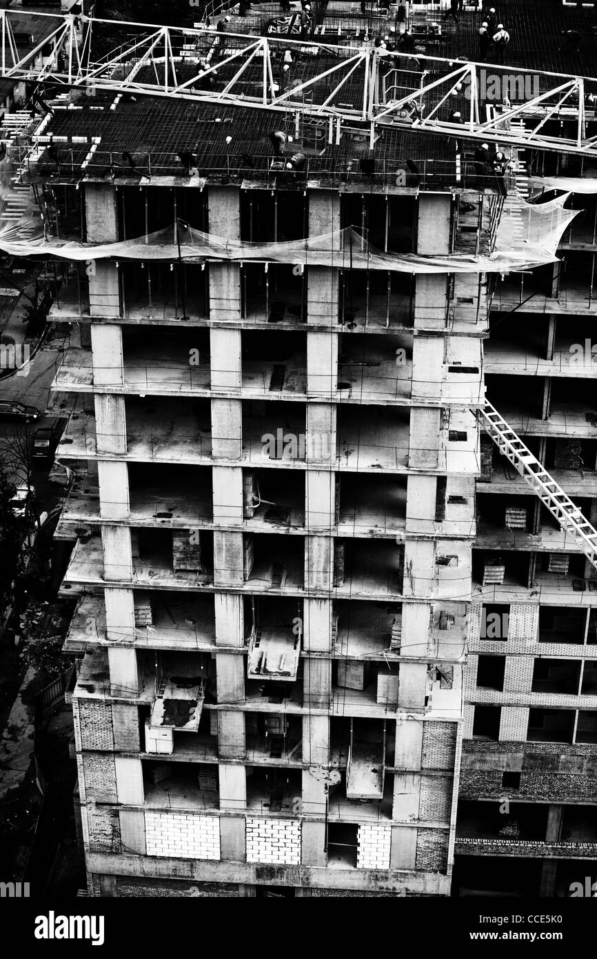 Building. Contrast black and white colors Stock Photo - Alamy