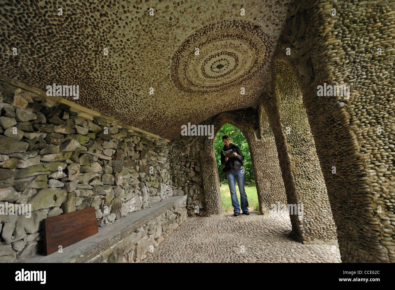Banwell Bone Cave, scientific site near the village of Banwell, North ...