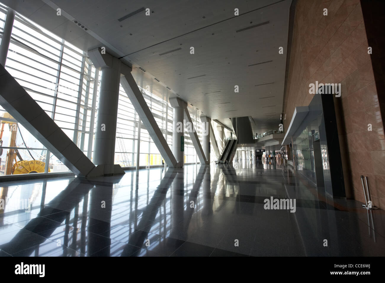 hall 1 concourse interior of the hong kong convention and exhibition ...