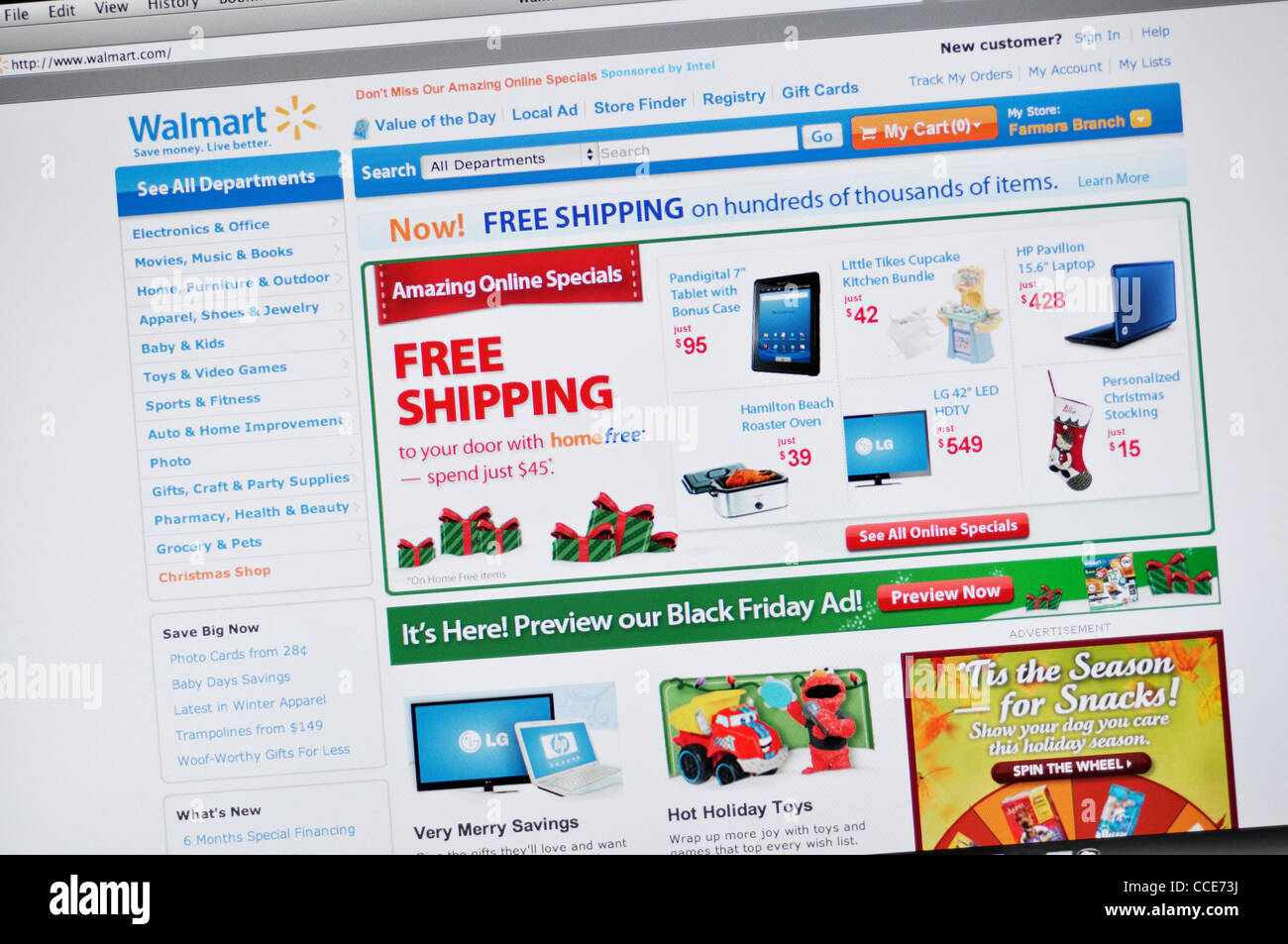 Walmart website hi-res stock photography and images - Alamy