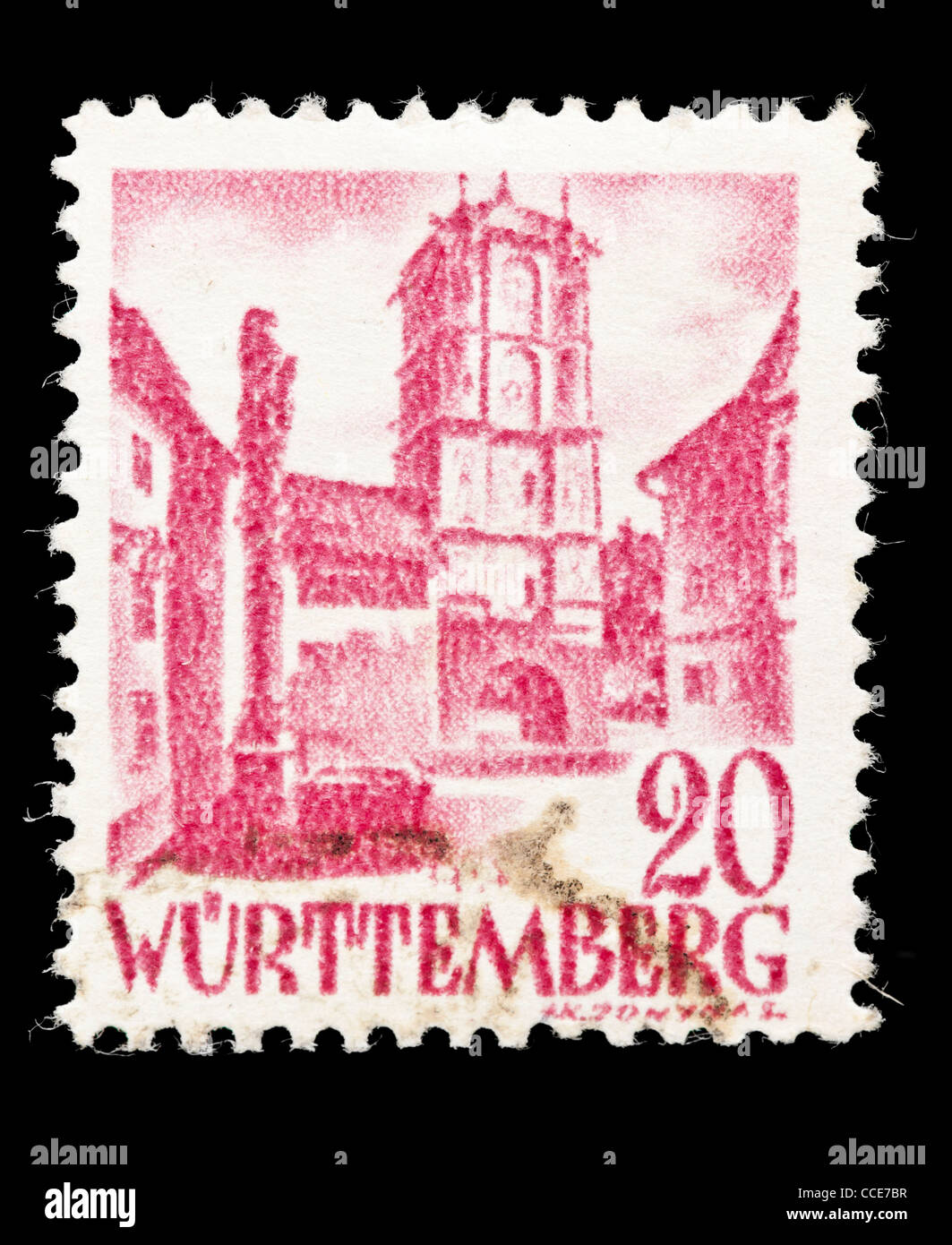 Postage stamp wurttemberg germany hi-res stock photography and images ...