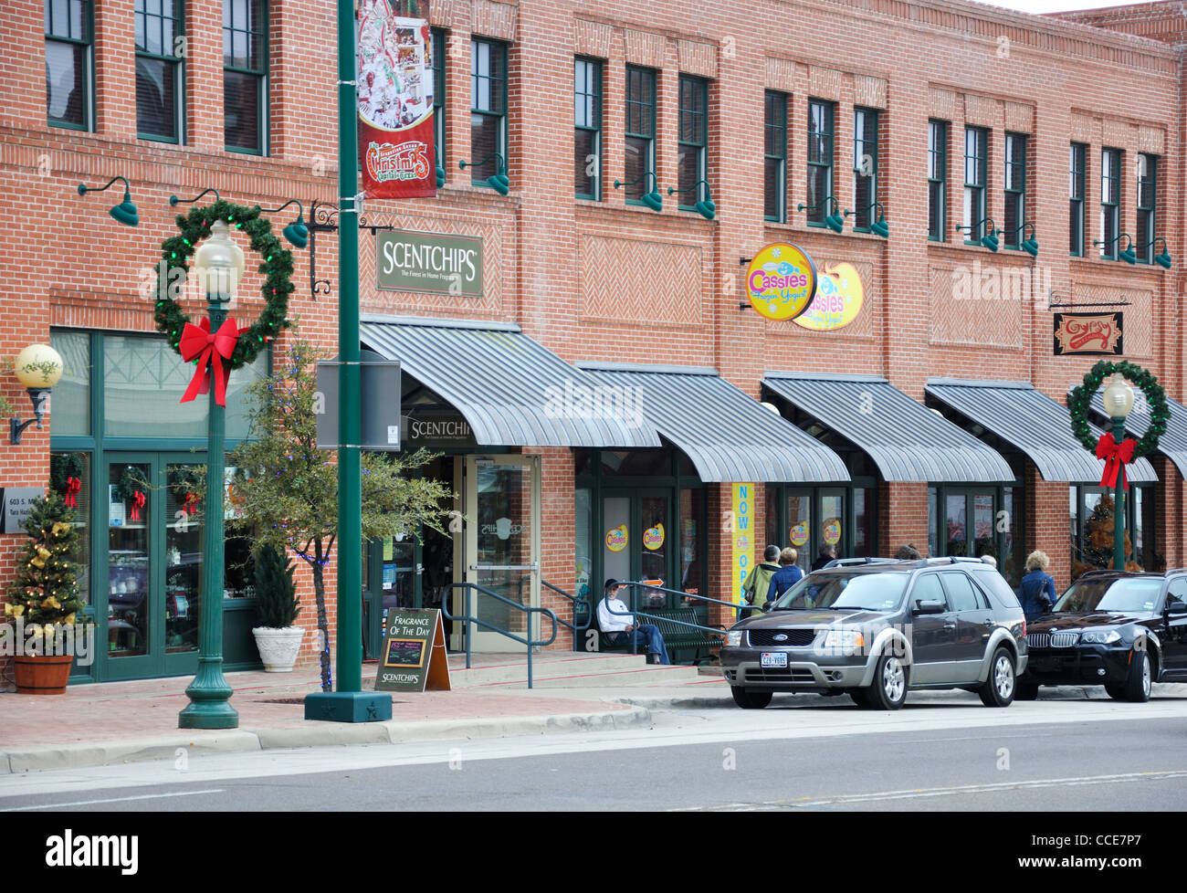 Shops in Grapevine, Texas, USA Stock Photo - Alamy