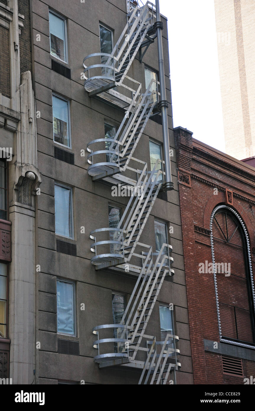 Fire escape, New York City, USA Stock Photo - Alamy