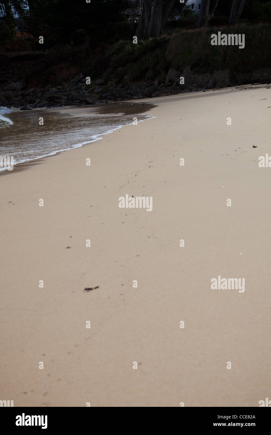 Empty sand beach Stock Photo - Alamy