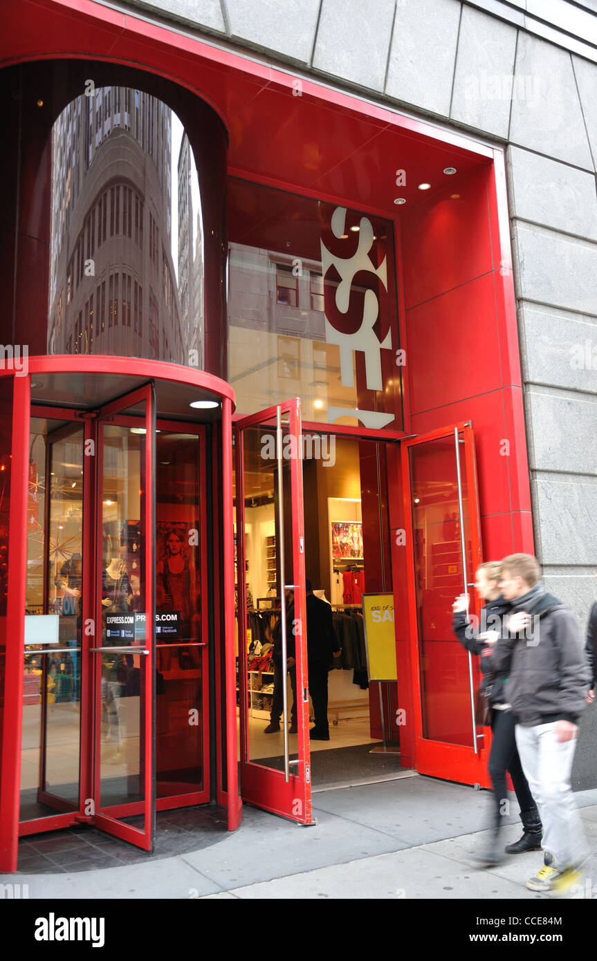Express store, New York, USA Stock Photo - Alamy