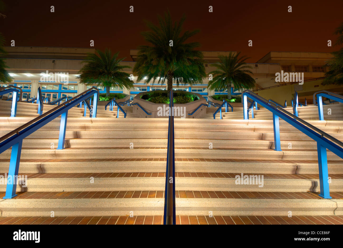 Convention center steps night hi-res stock photography and images - Alamy